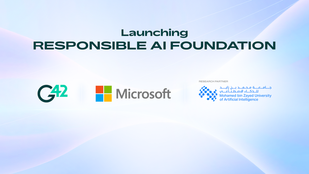 G42 and Microsoft Launch Responsible AI Foundation