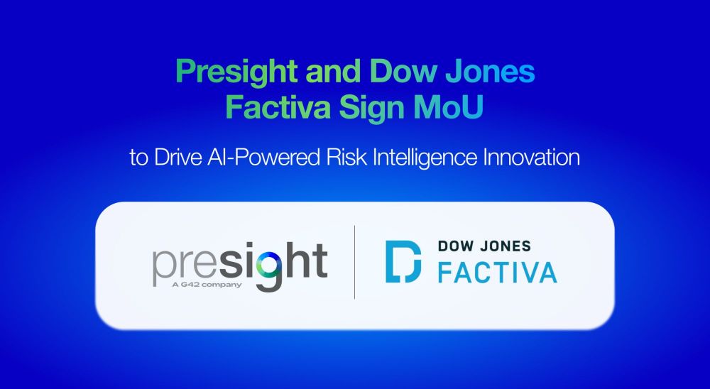 Presight signs an MoU with Dow Jones Factiva to explore advanced, AI ...